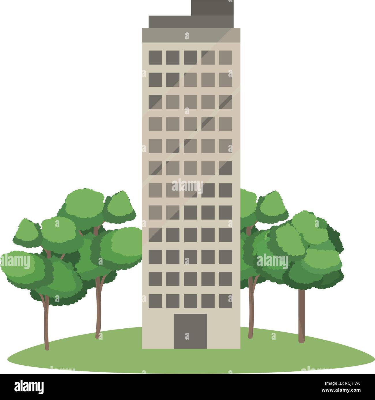 real state building cartoon Stock Vector Image & Art - Alamy