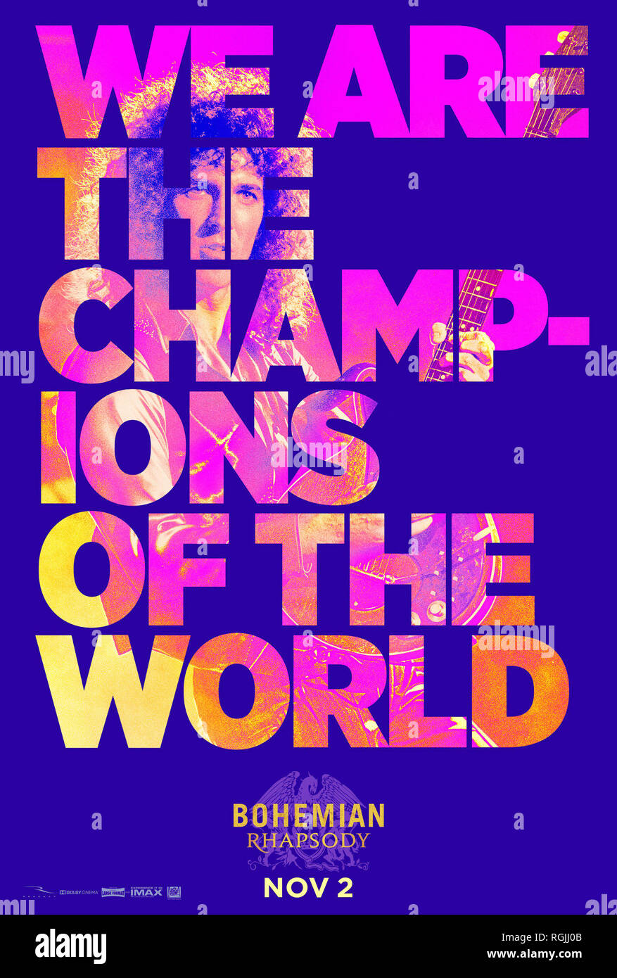 BOHEMIAN RHAPSODY, US character poster, Gwilym Lee as Brian May, 2018 ...