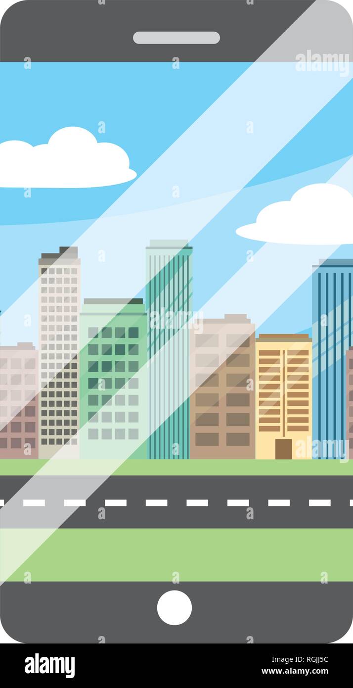 technology smartphone cartoon Stock Vector Image & Art - Alamy