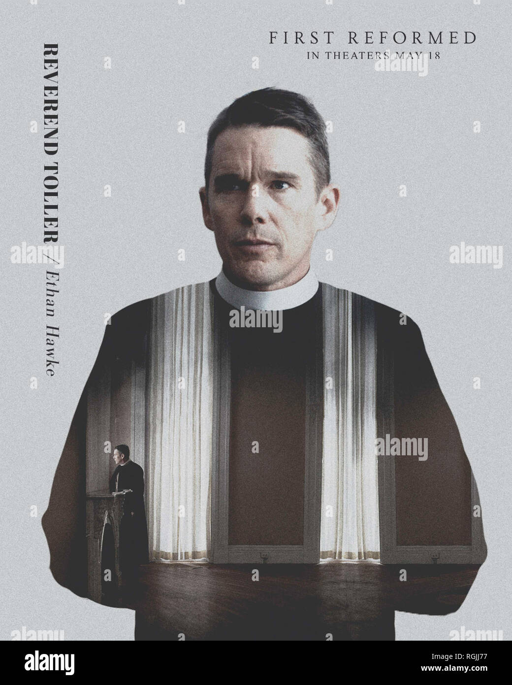 FIRST REFORMED, US character poster, Ethan Hawke as Reverend Toller ...