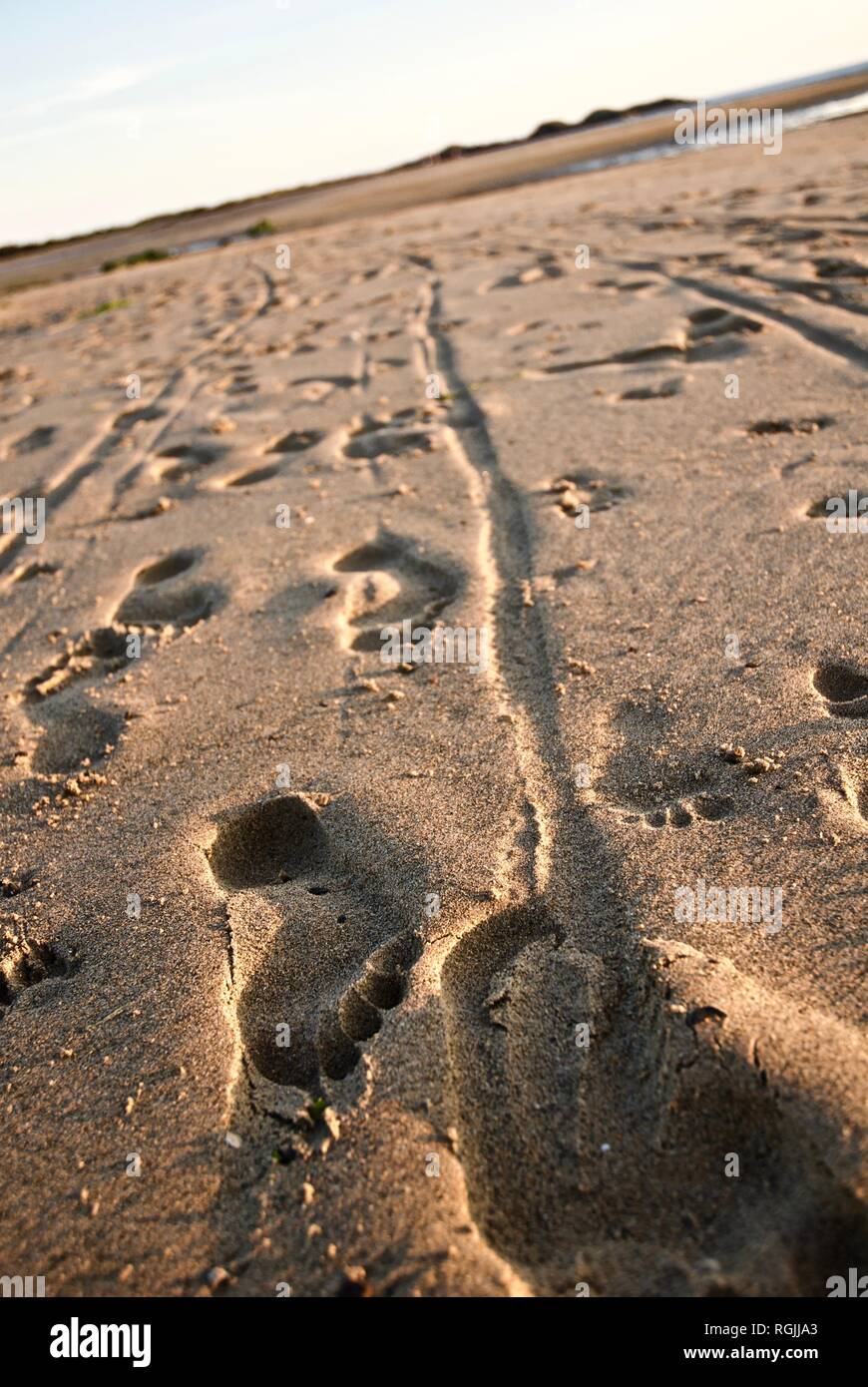 Human foot prints hi-res stock photography and images - Alamy