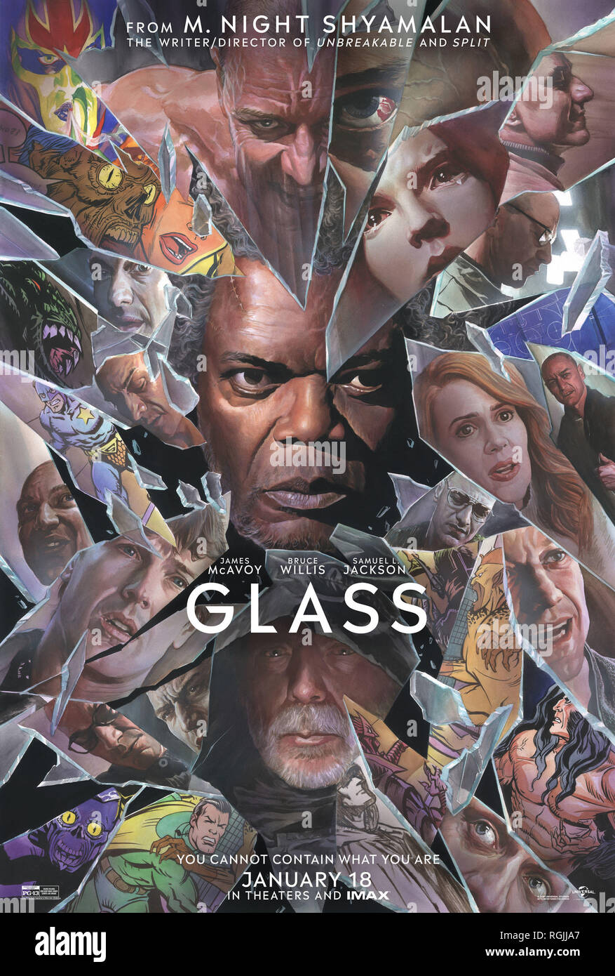 GLASS, US poster, prominently featured, clockwise from top: James ...