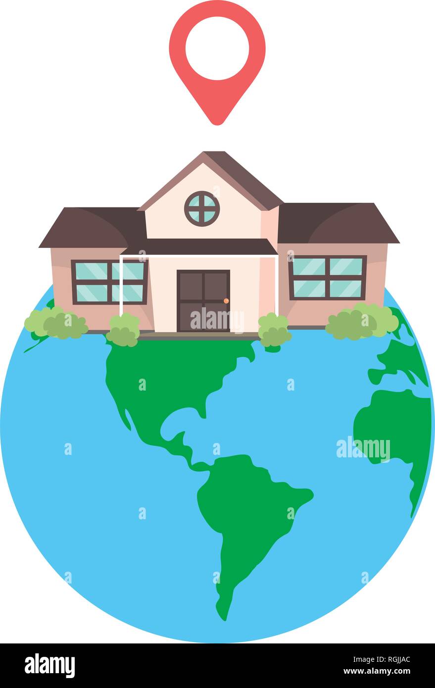 real state cartoon Stock Vector Image & Art - Alamy