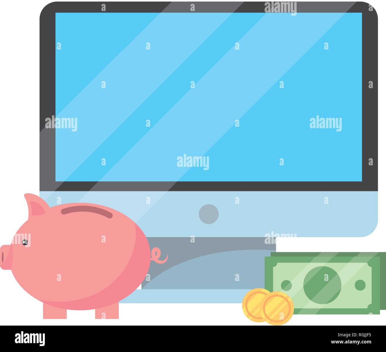money bills cartoon Stock Vector Image & Art - Alamy