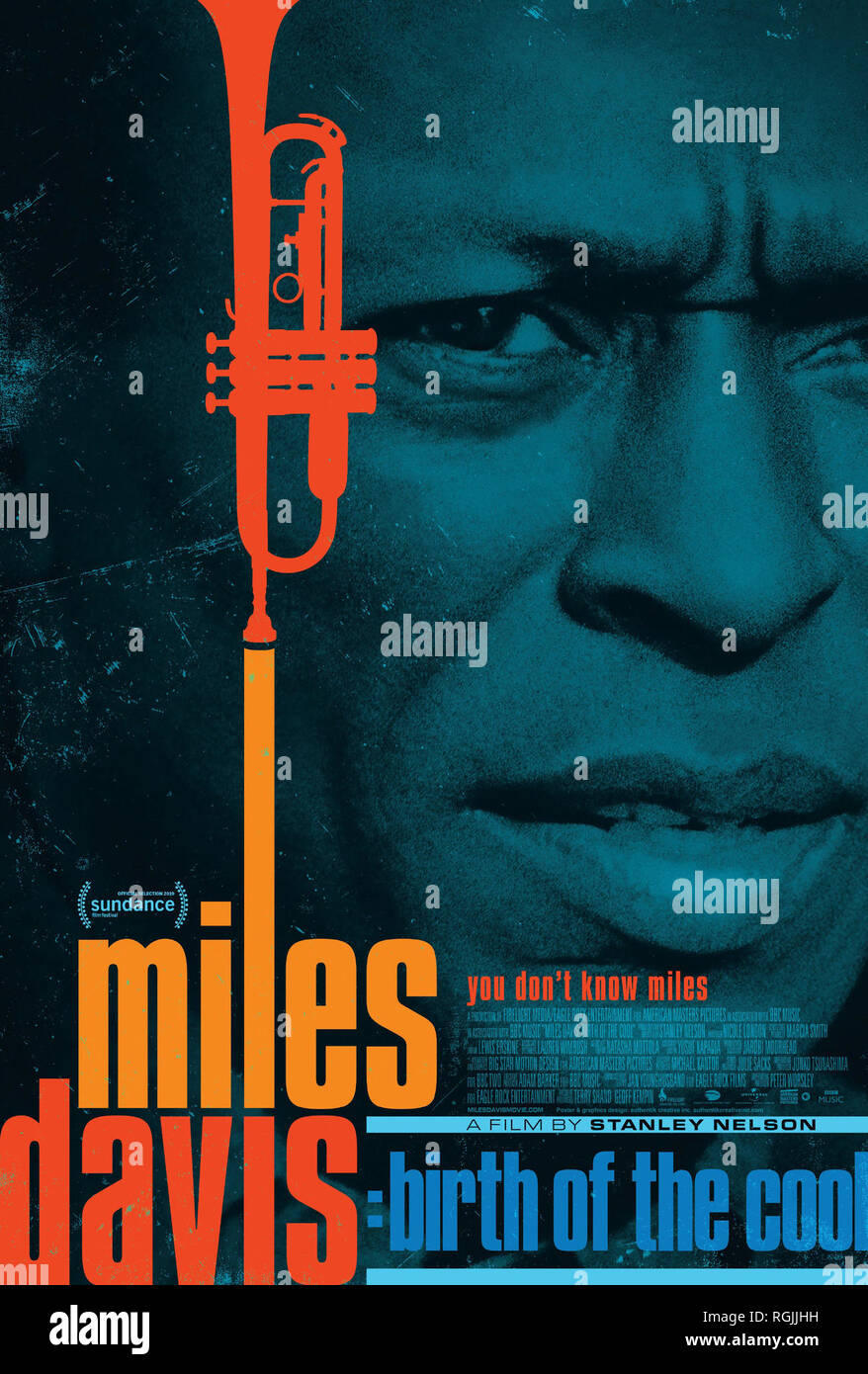 MILES DAVIS: BIRTH OF THE COOL, poster, Miles Davis, 2019. © American ...