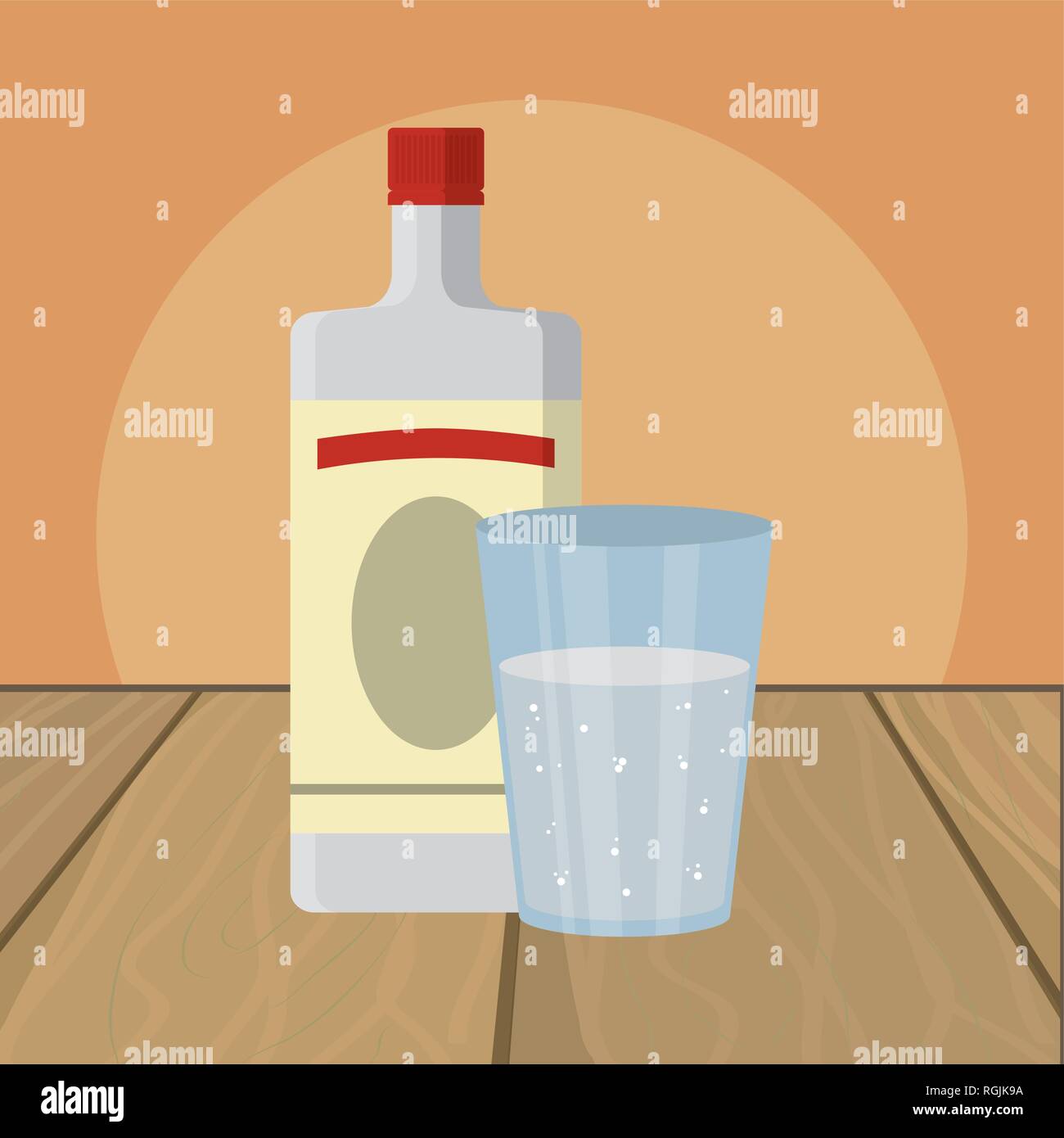 alcoholic drink cartoon Stock Vector Image & Art - Alamy