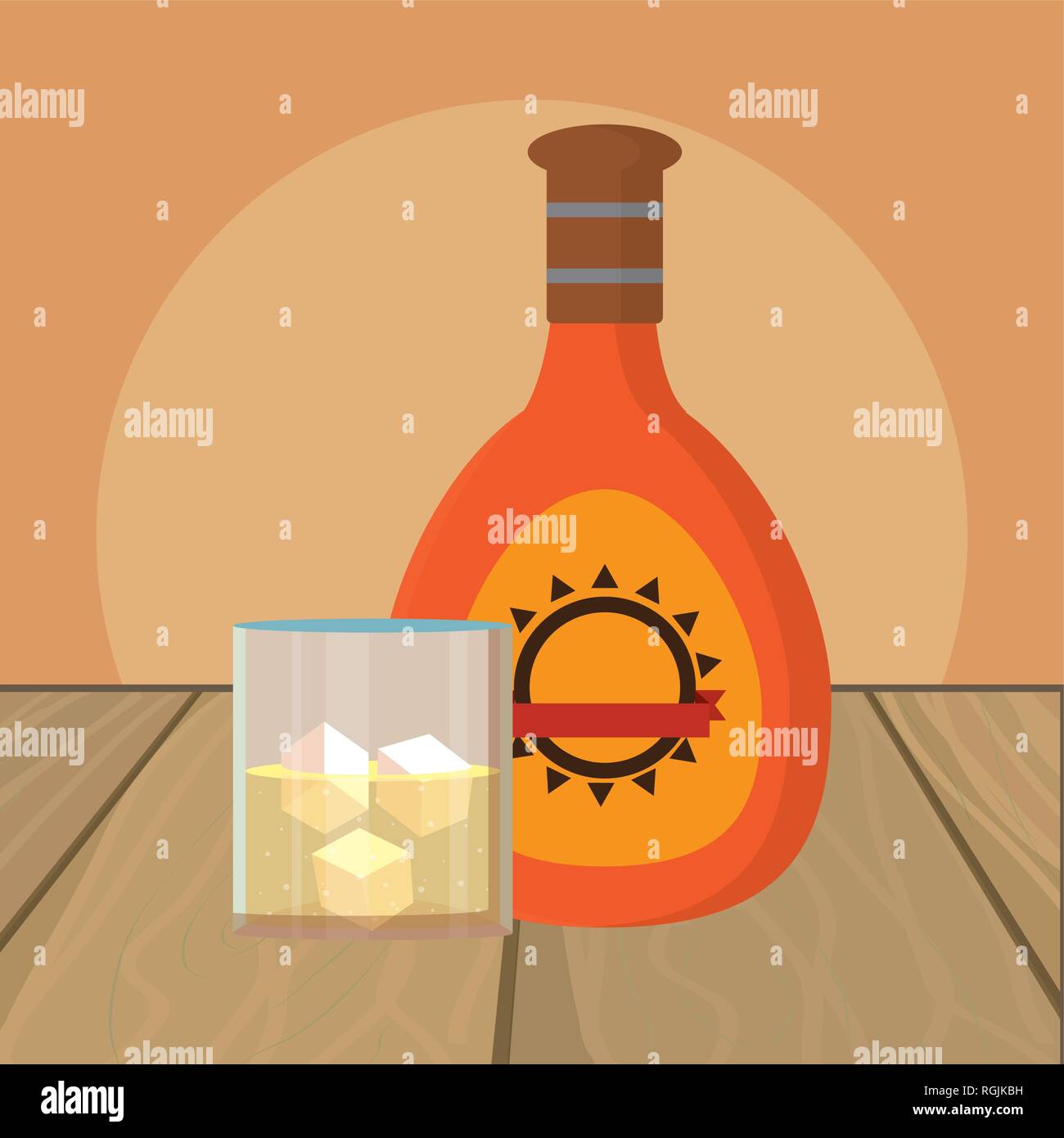 alcoholic drink cartoon Stock Vector Image & Art - Alamy