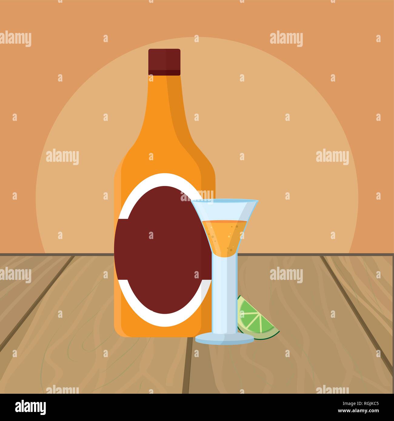 alcoholic drink cartoon Stock Vector Image & Art - Alamy