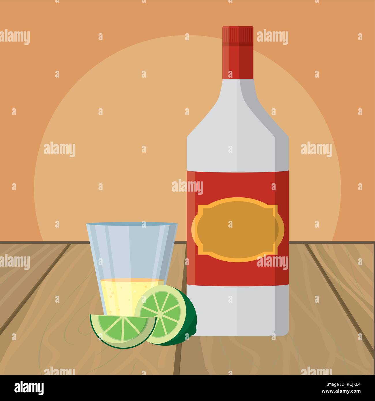 alcoholic drink cartoon Stock Vector Image & Art - Alamy