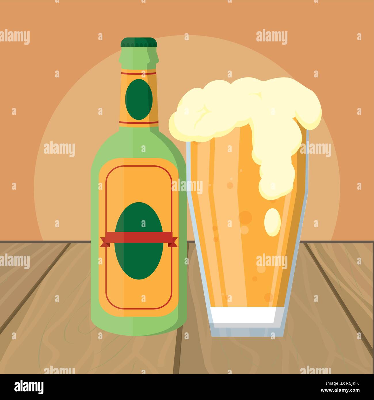 alcoholic drink cartoon Stock Vector Image & Art - Alamy