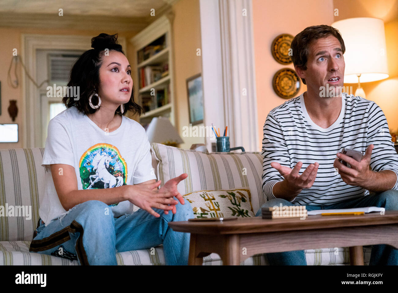 FRIENDS FROM COLLEGE, from left: Jae Suh Park, Nat Faxon, 'Storage Unit ...