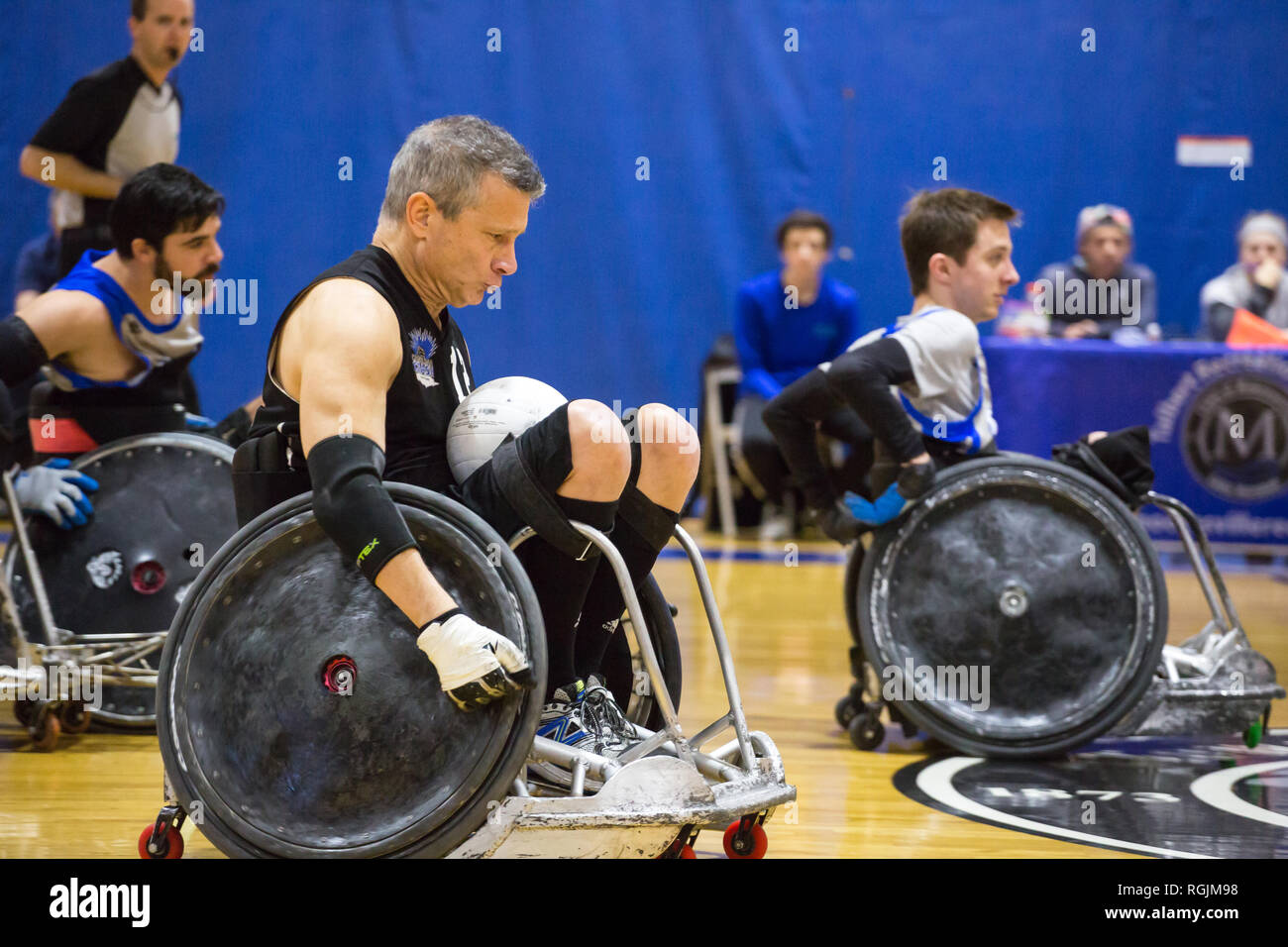 Disabled athletes compete in the two-day Queen City Collision ...