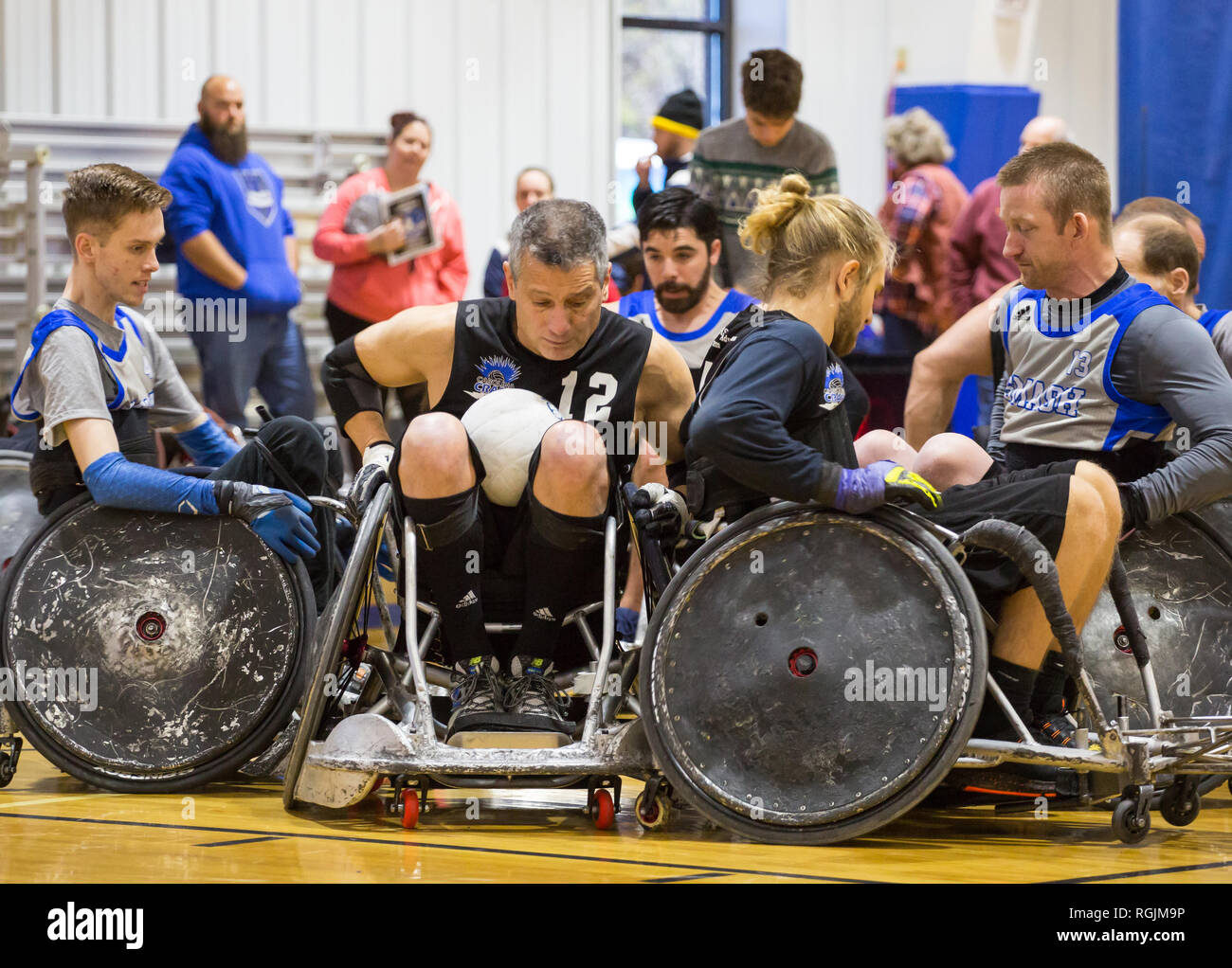 Disabled athletes compete in the two-day Queen City Collision ...