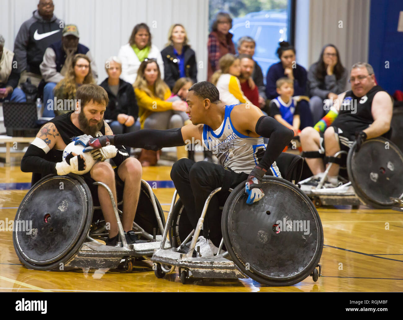 Disabled athletes compete in the two-day Queen City Collision ...
