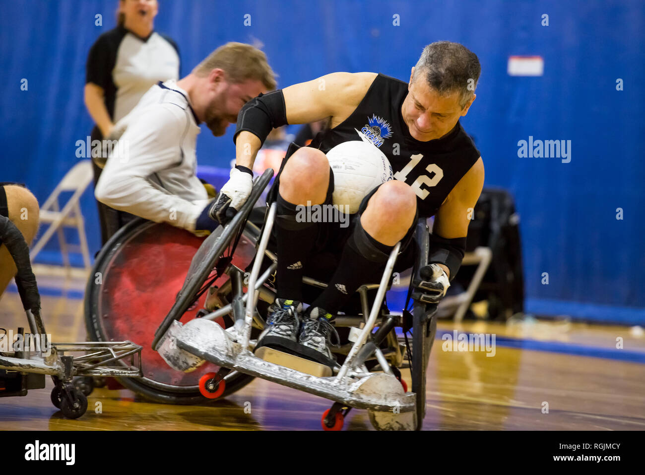 Disabled athletes compete in the two-day Queen City Collision ...