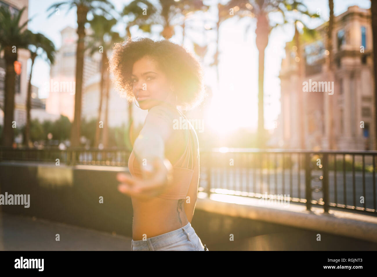 Woman arm backlight hi-res stock photography and images - Alamy