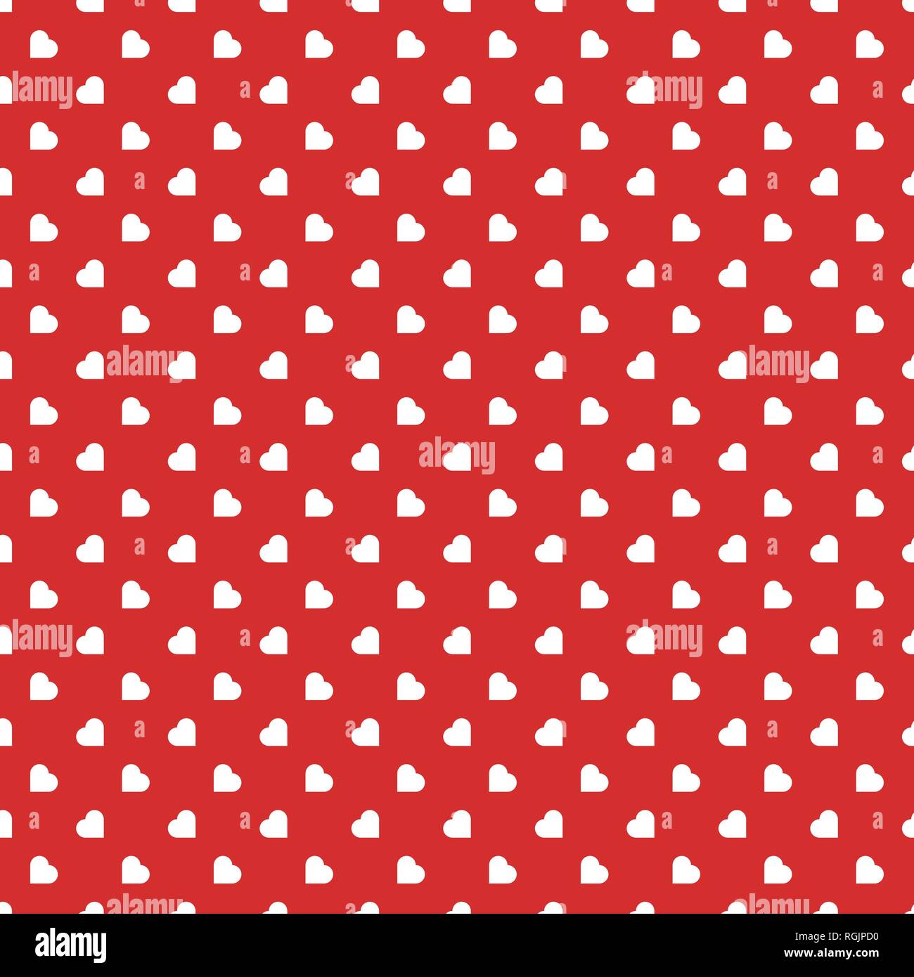Red Hearts Seamless Love Background Pattern for Valentine's or Mother's ...