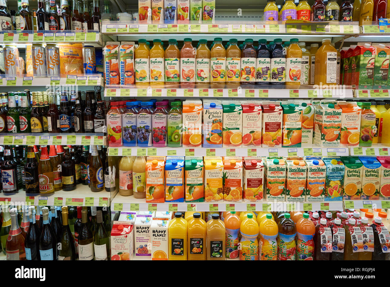 HONG KONG - CIRCA NOVEMBER, 2016: inside Taste supermarket. Taste is a ...