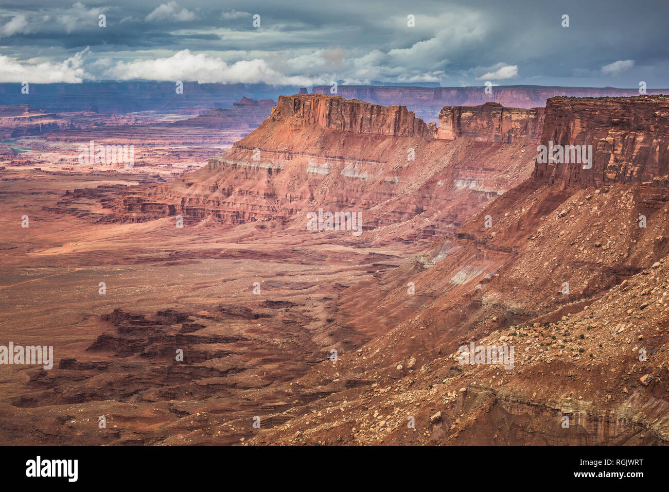USA, Utah, Canyonlands National Park, The Needles, view Stock Photo - Alamy