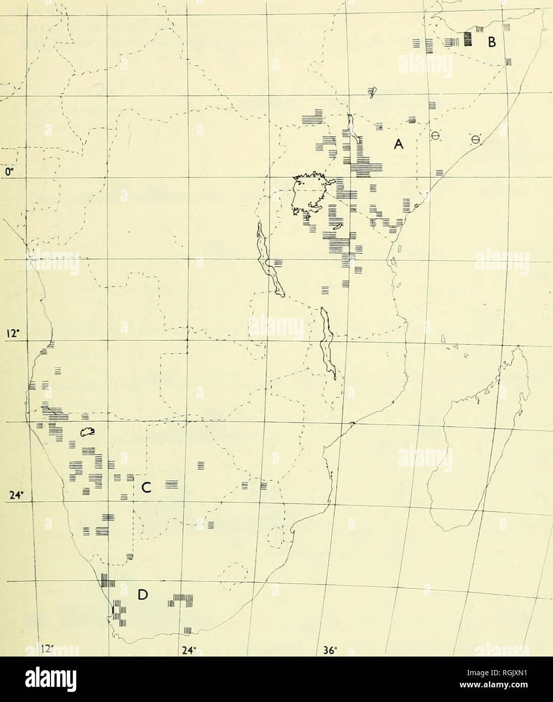 1968 tanzania map hi-res stock photography and images - Alamy