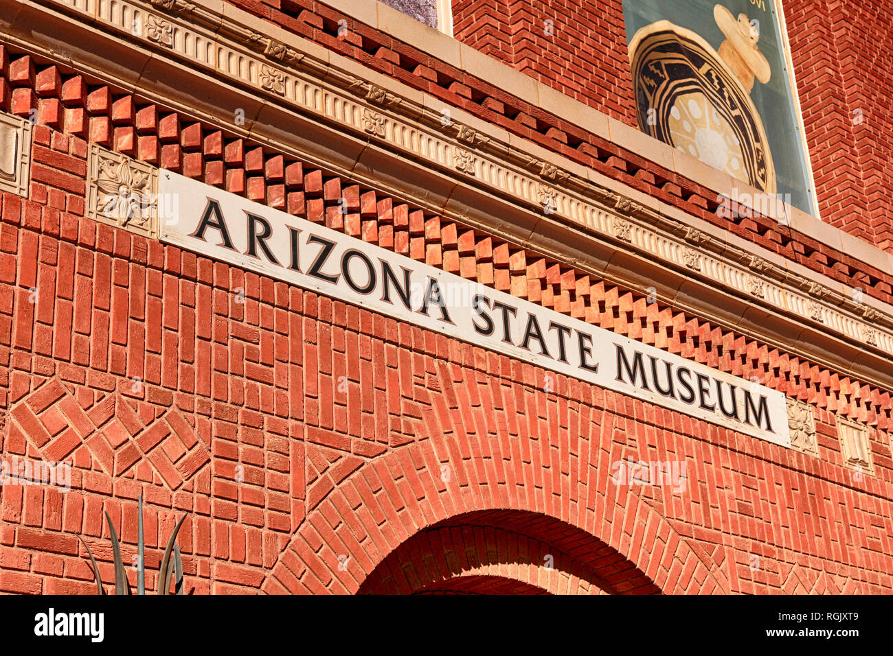 Outside the University of Arizona State Museum on the Campus in Tucson ...