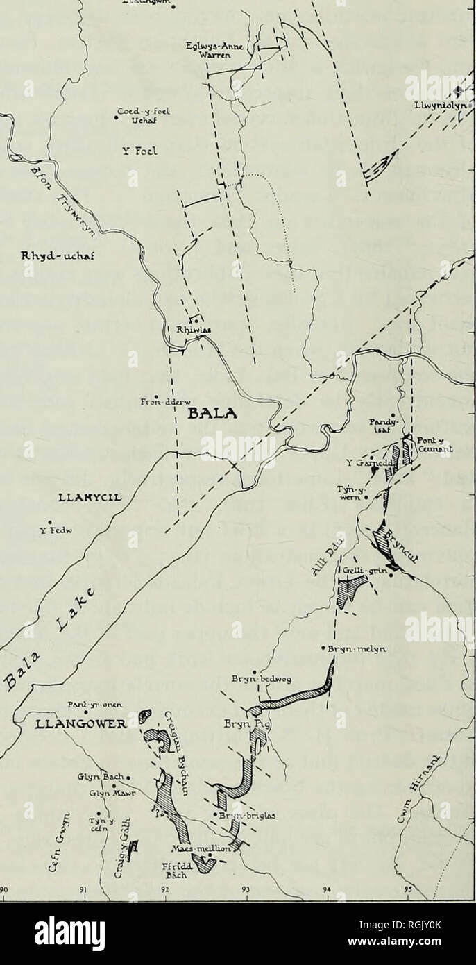 Map of bala hi-res stock photography and images - Alamy