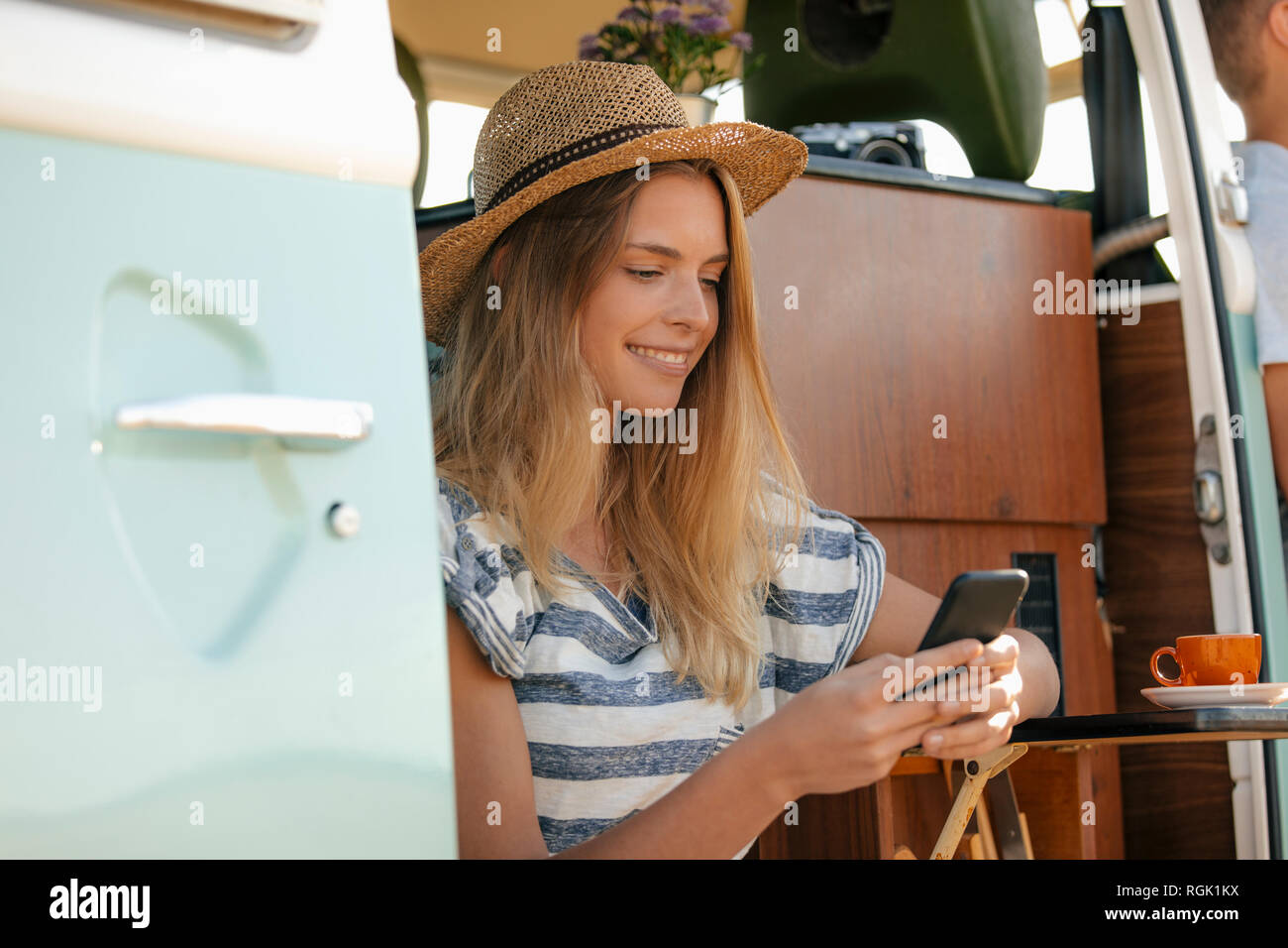 Inside camper vans hi-res stock photography and images - Alamy