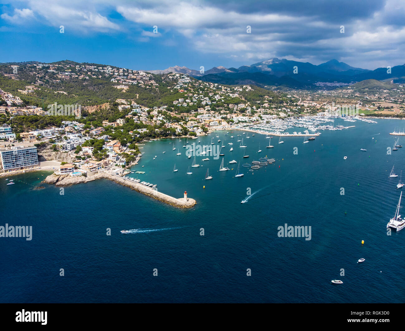 Aerial port hi-res stock photography and images - Alamy