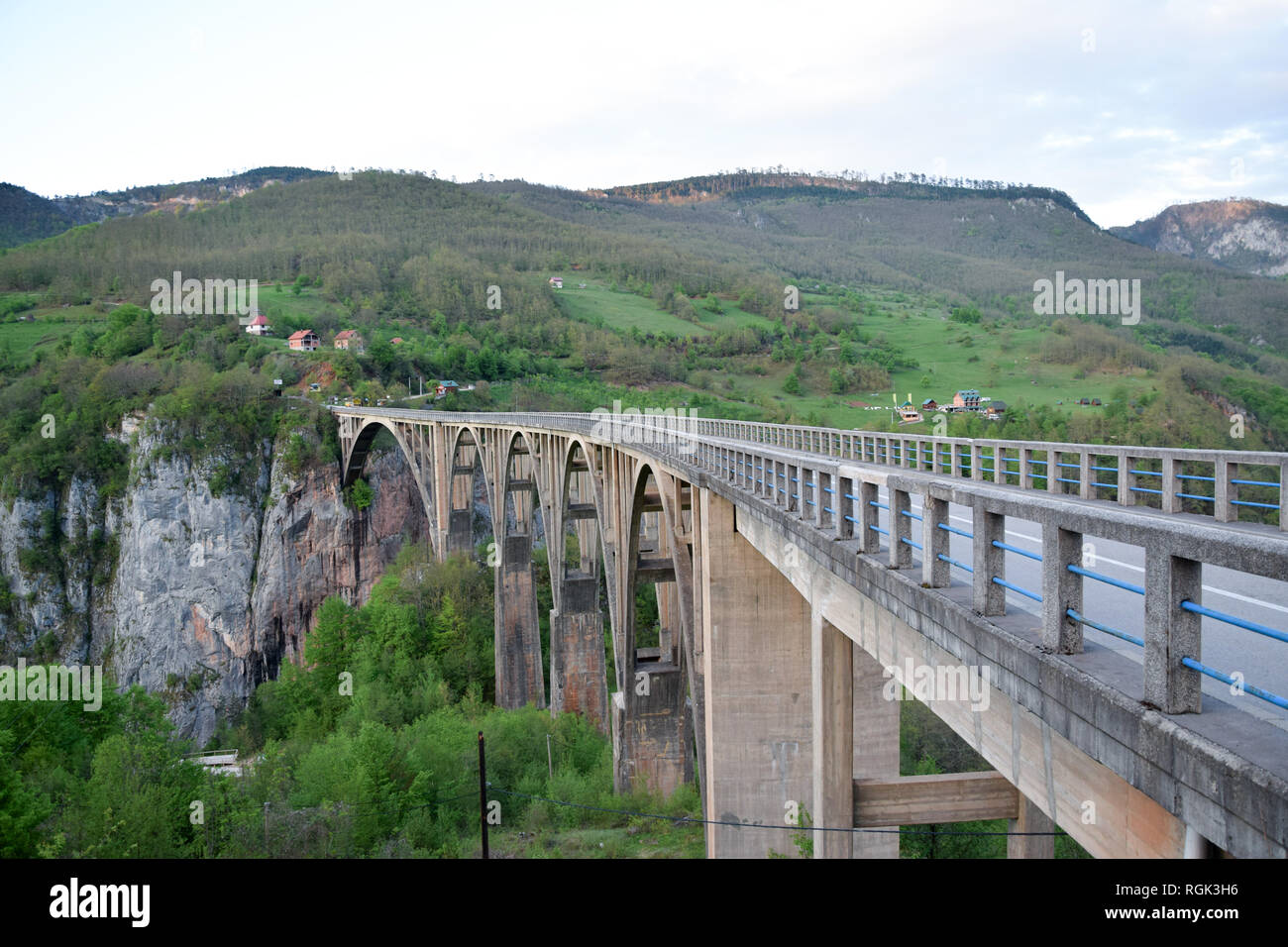 "Durdevica Tara Bridge" - concrete Tara Bridge in north Montenegro ...