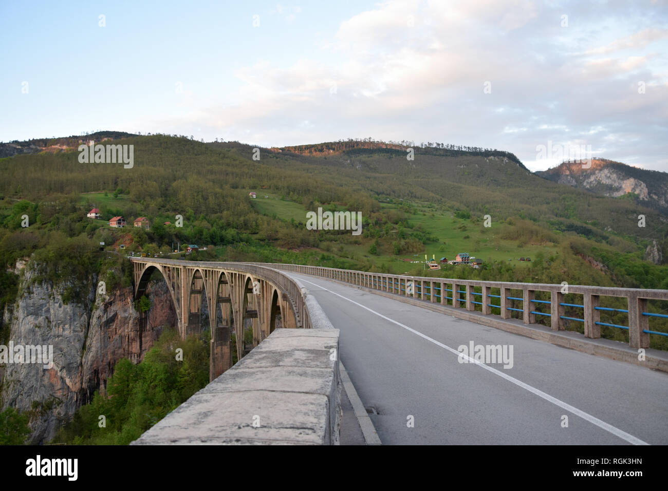 "Durdevica Tara Bridge" - concrete Tara Bridge in north Montenegro ...