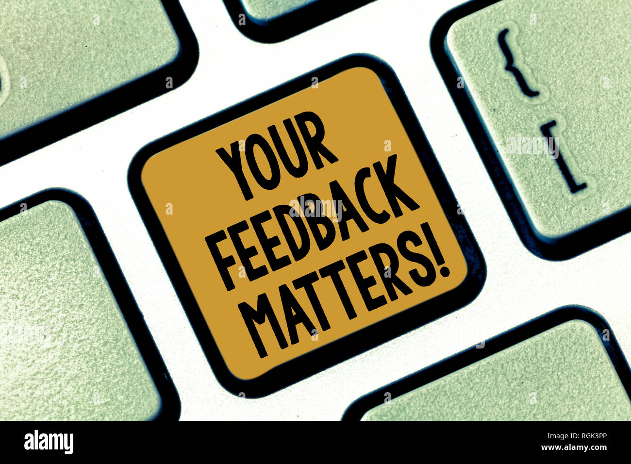 Text sign showing Your Feedback Matters. Conceptual photo Need client ...