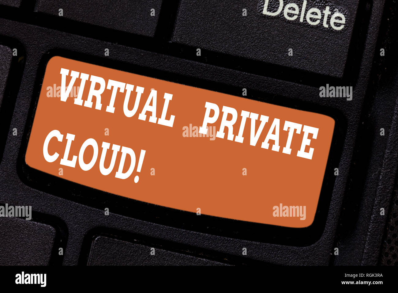 Word writing text Virtual Private Cloud. Business concept for configurable pool of shared ...