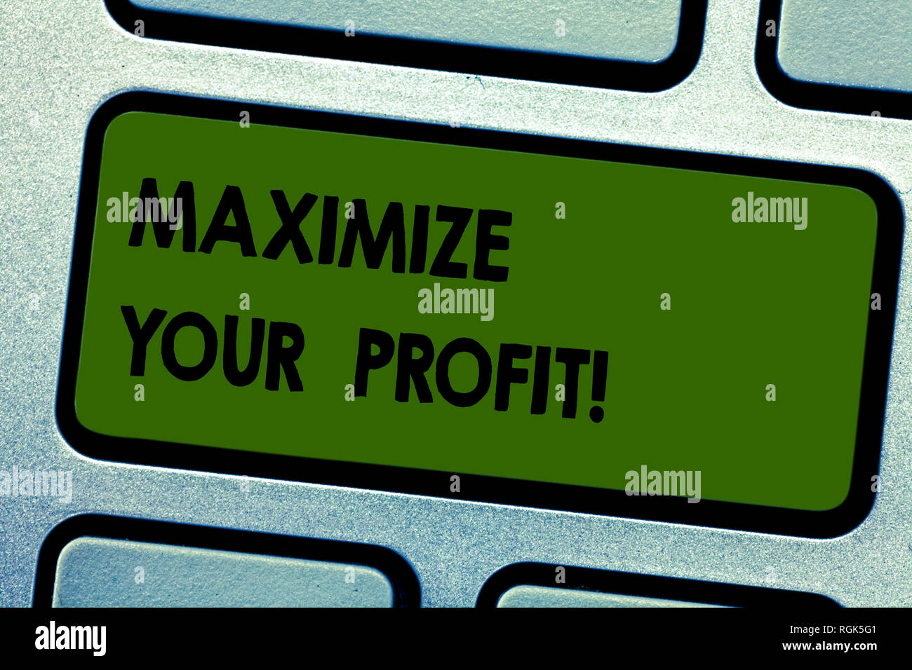 Text sign showing Maximize Your Profit. Conceptual photo Achieve a ...