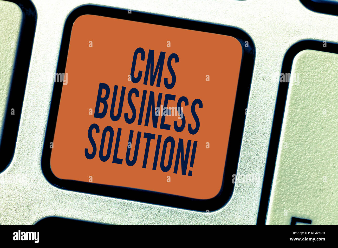 Text Sign Showing Cms Business Solution Conceptual Photo Software Application Use To Create And