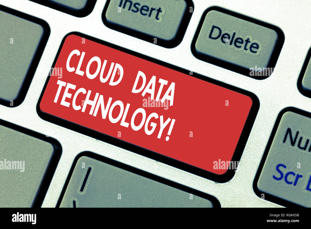 Word writing text Cloud Data Technology. Business concept for Save and ...