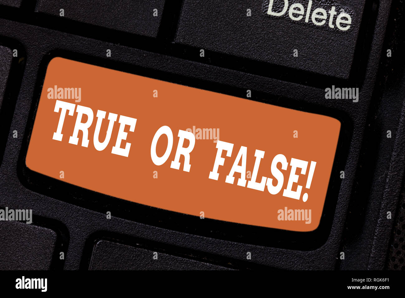 Word writing text True Or Falsequestion. Business concept for series of ...