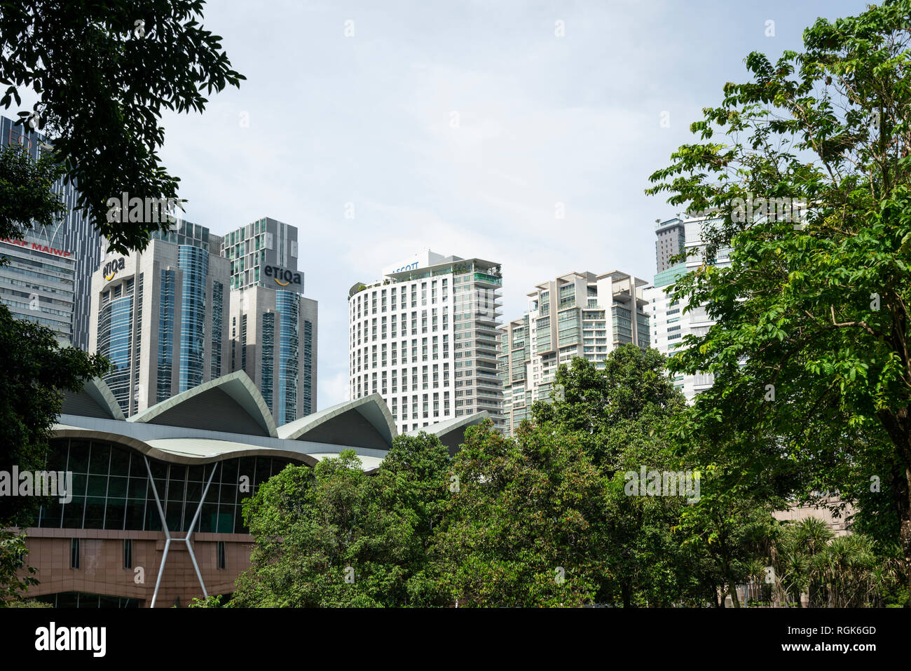 the lake in the KLCC park in Kuala Lumpur, Malaysia Stock Photo - Alamy