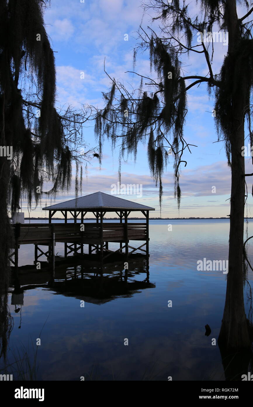 dock on the water front Stock Photo - Alamy