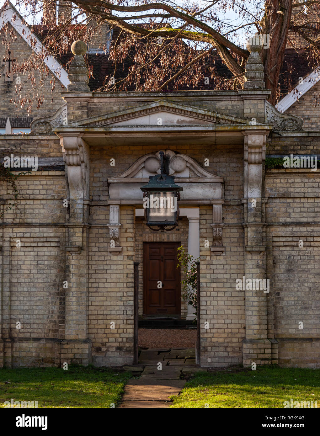 Esher, England - January 21, 2019. Located just outside of London ...