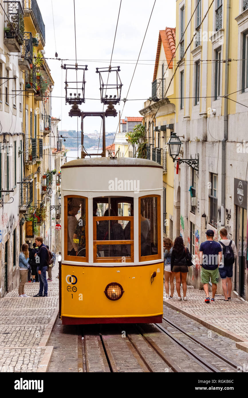 Elevador bica funicular railway hi-res stock photography and images - Alamy