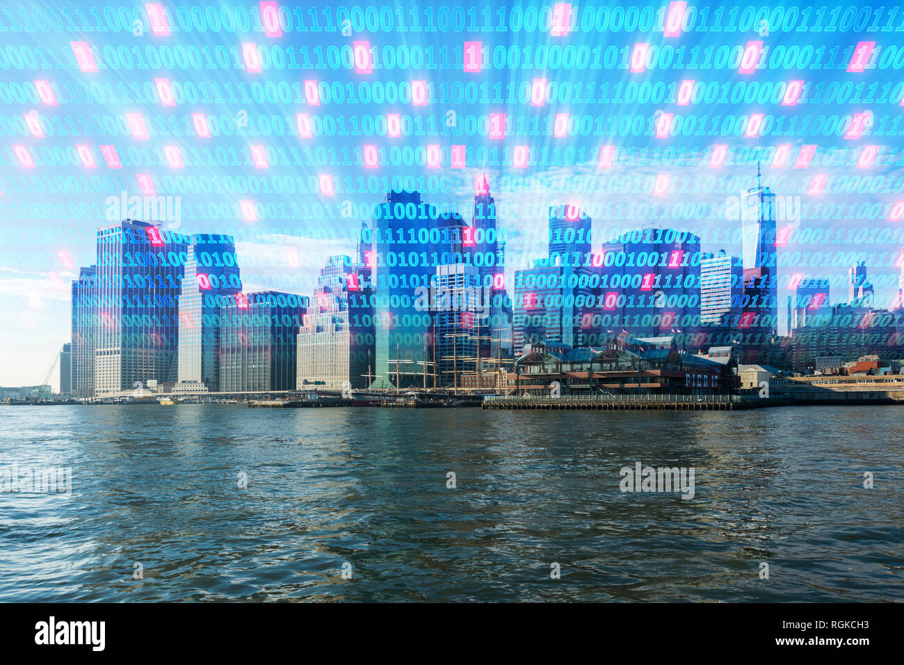 Concept of modern digital city and innovation Stock Photo - Alamy
