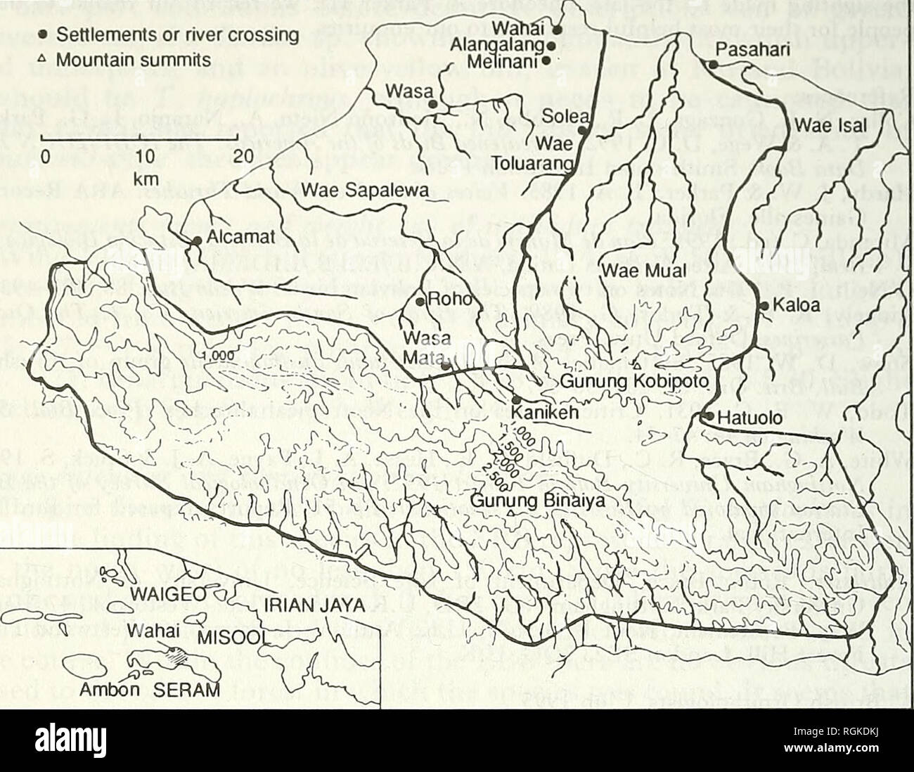 Map of irian jaya hi-res stock photography and images - Alamy