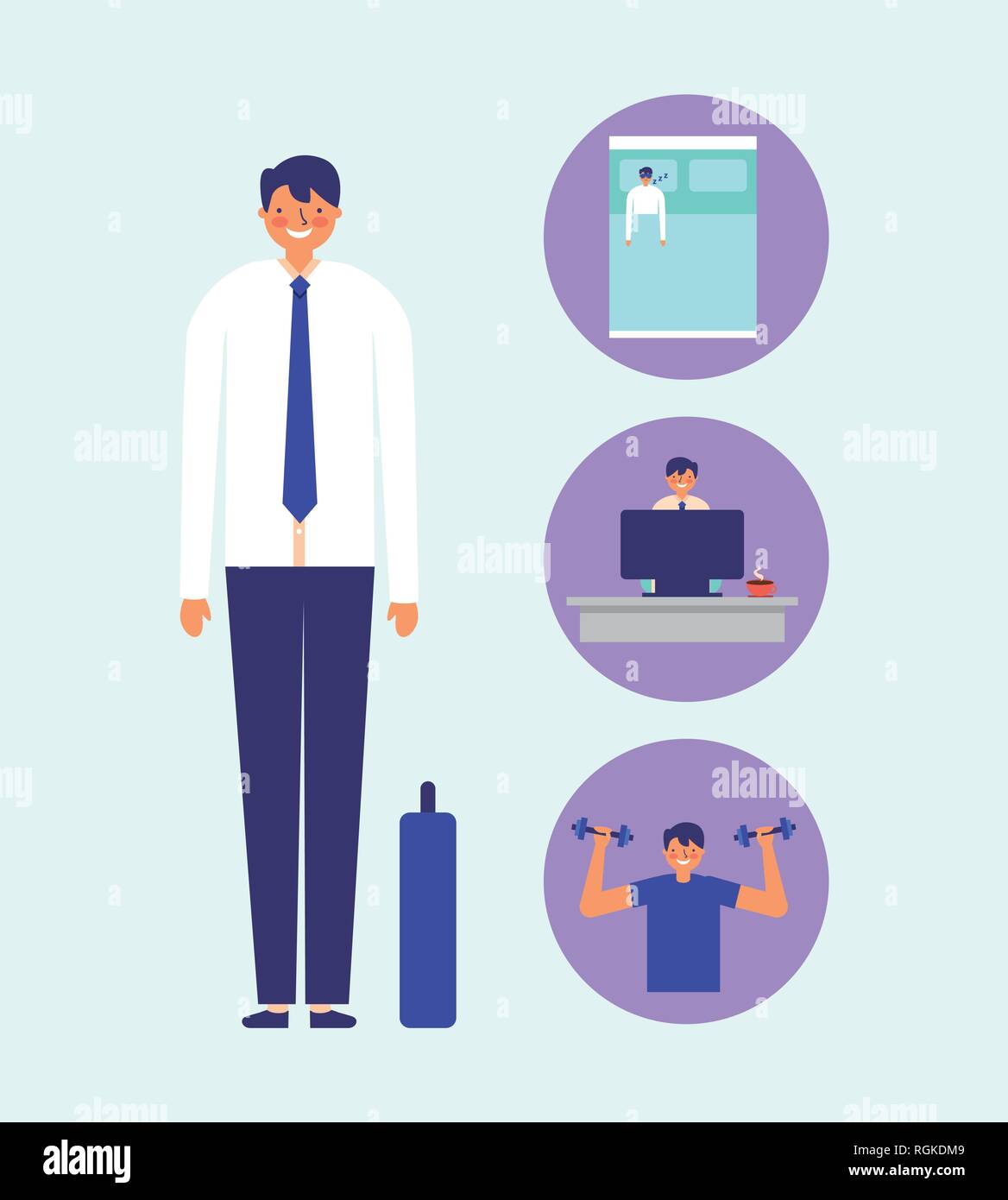 Break active Stock Vector Images - Alamy