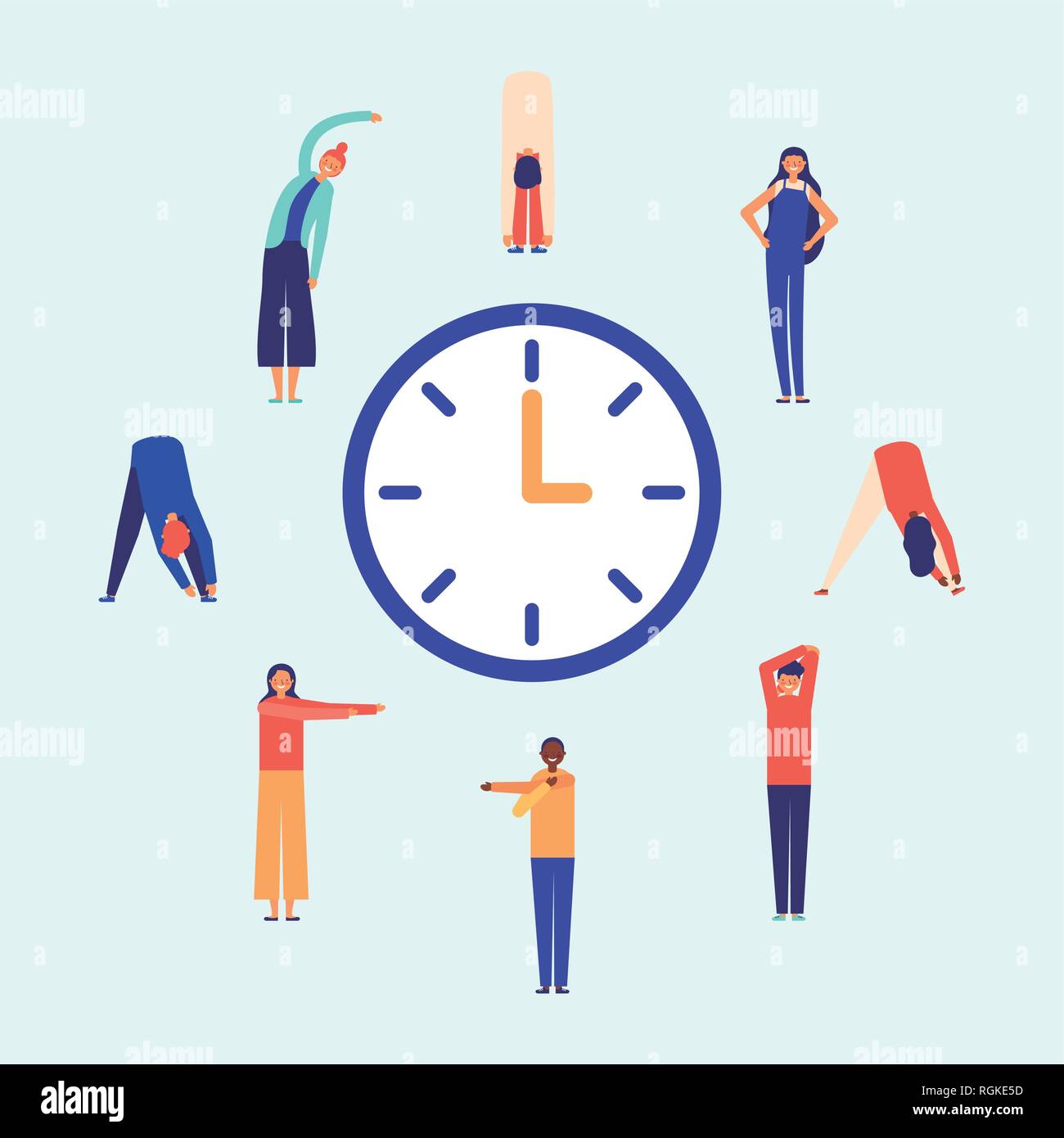 people active breaks Stock Vector Image & Art - Alamy