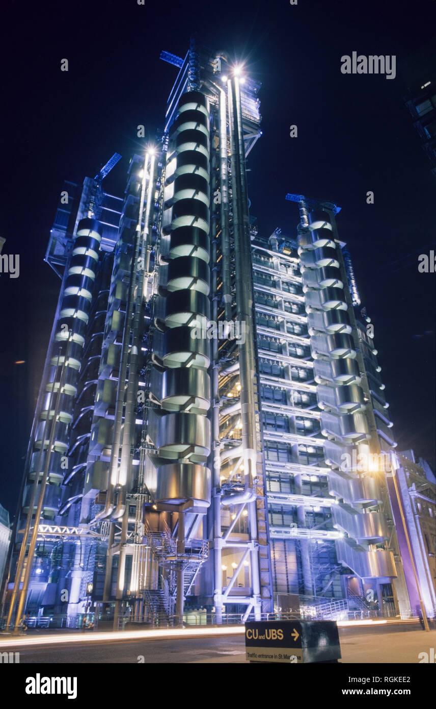 The Lloyd's building (sometimes known as the Inside-Out Building) is ...