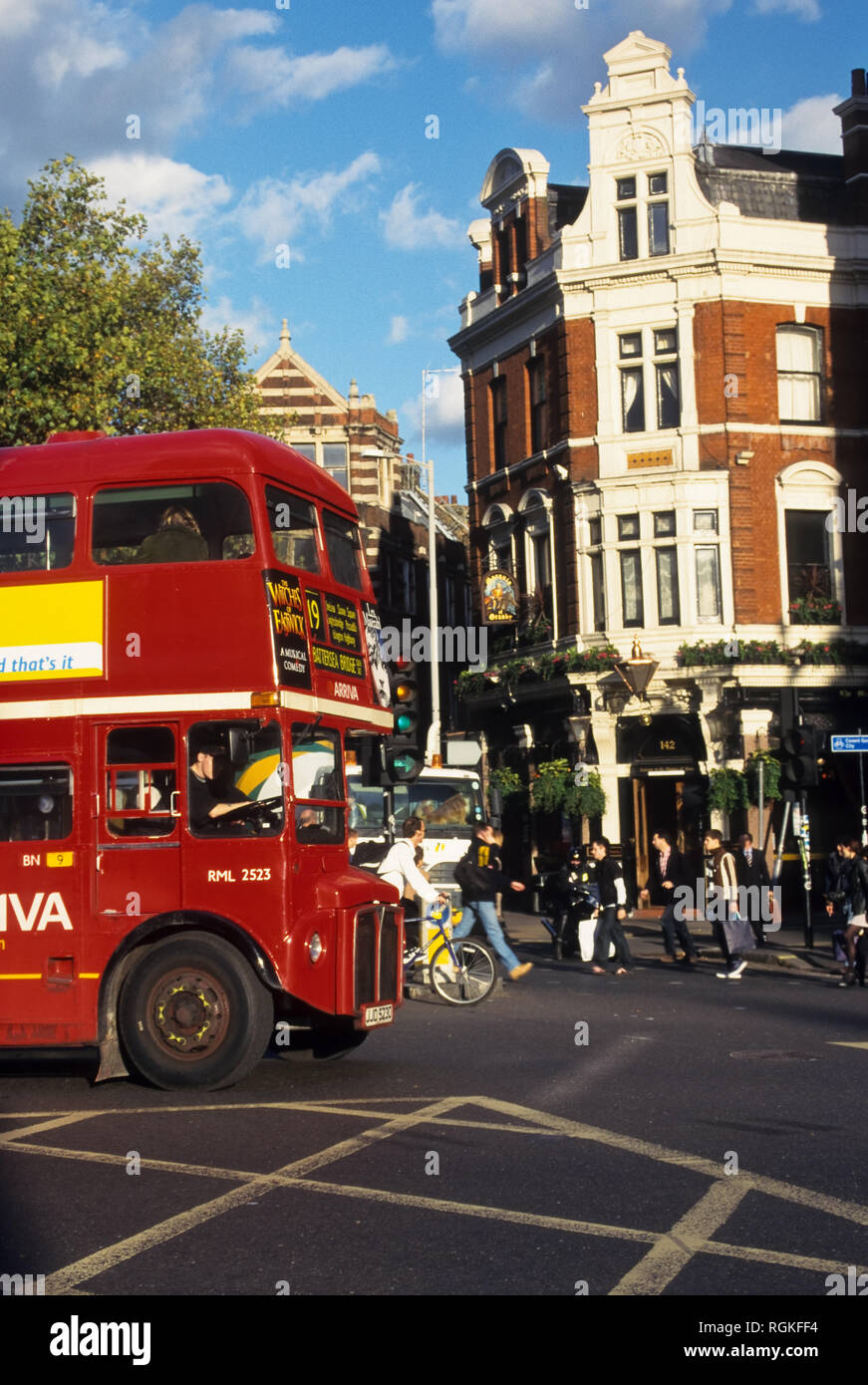 London, Routemaster Bus Stock Photo - Alamy