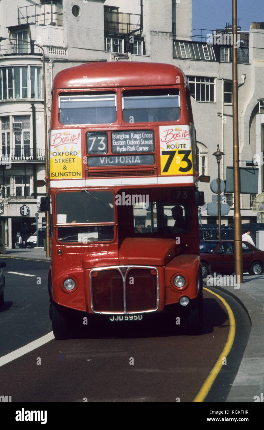 London, Routemaster Bus Stock Photo - Alamy