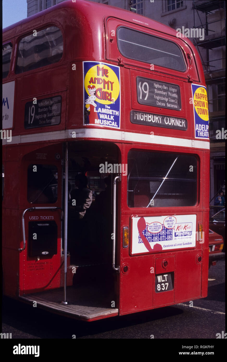 London, Routemaster Bus Stock Photo - Alamy