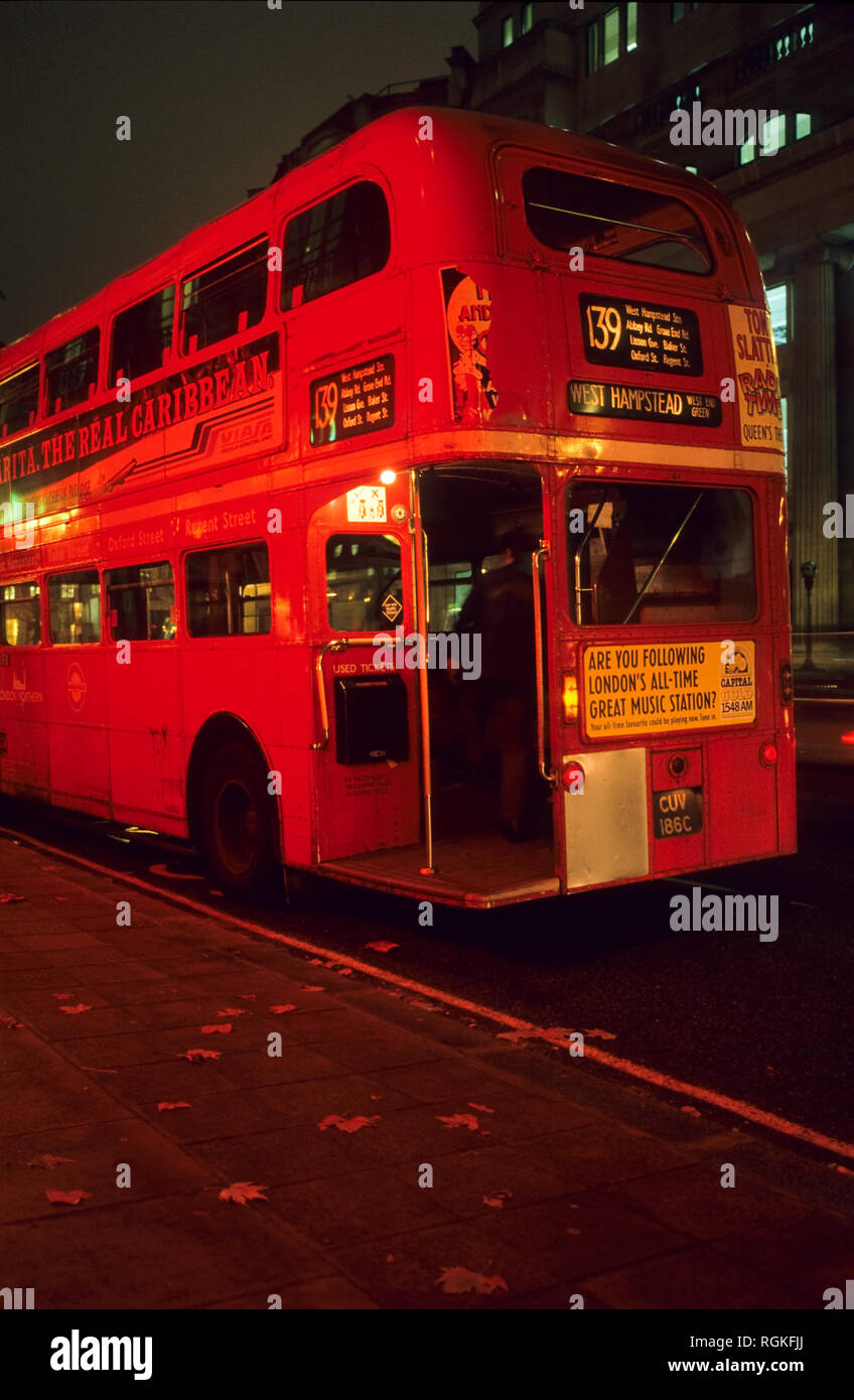 London, Routemaster Bus Stock Photo - Alamy