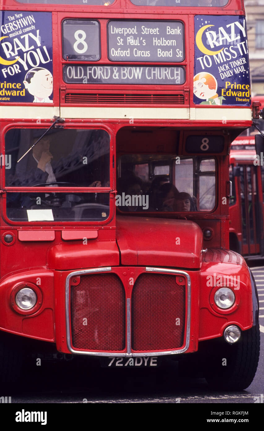 London, Routemaster Bus Stock Photo - Alamy